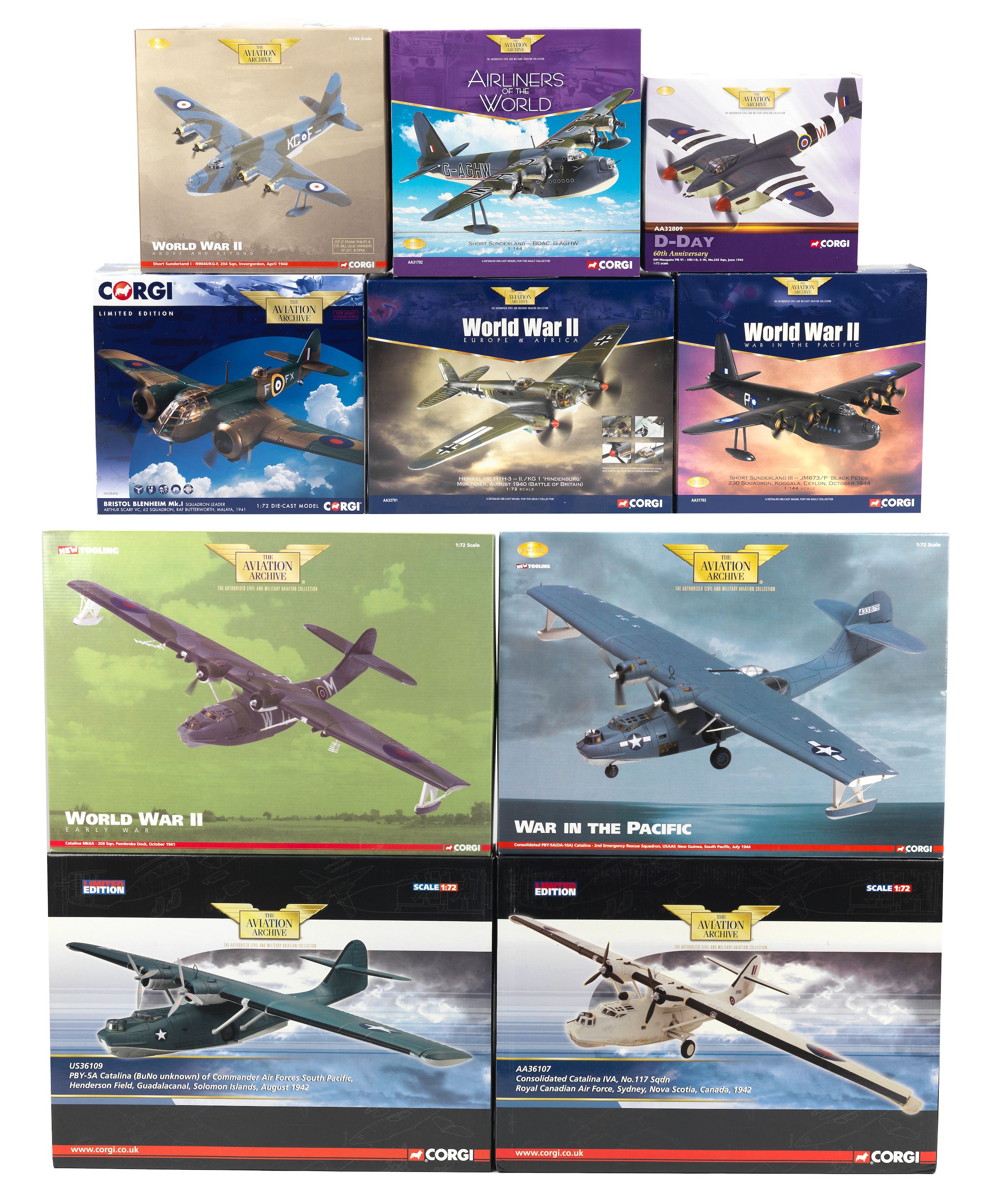 Bonhams Cars : Four boxed 1:72 scale limited edition die-cast models of ...