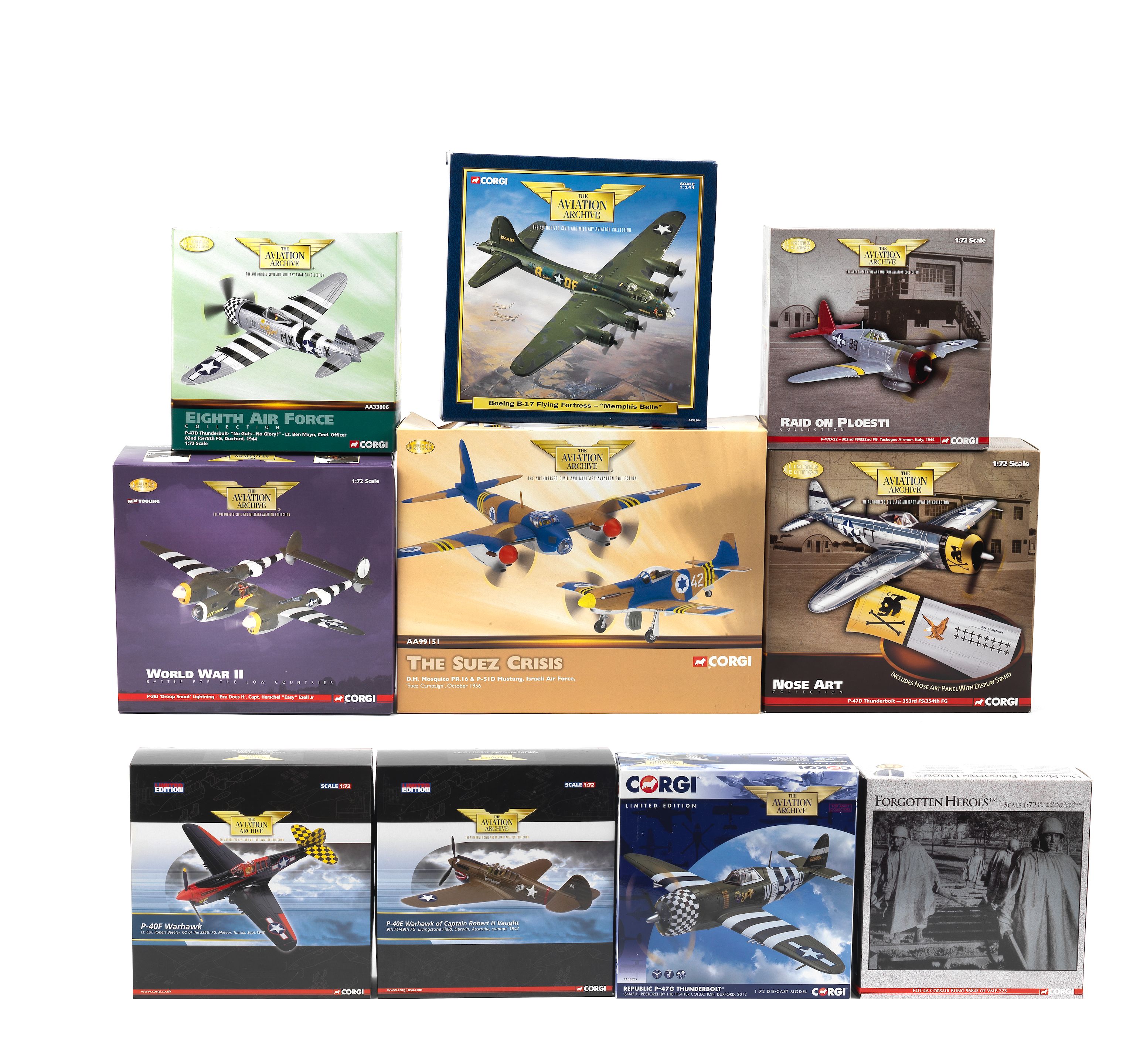 Bonhams Cars : Nine boxed 1:72 scale limited edition die-cast models of ...