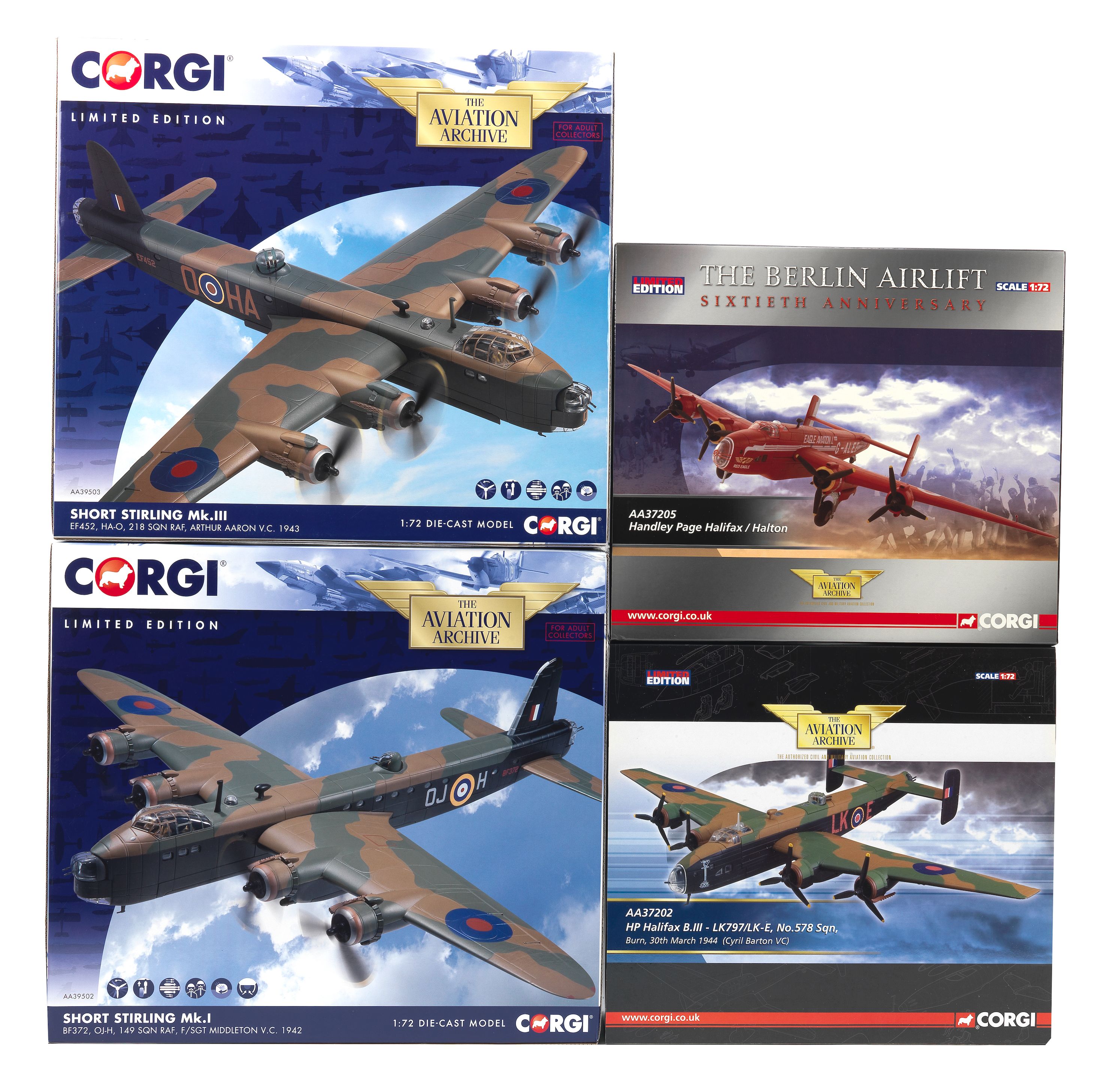 Bonhams Cars : Four boxed 1:72 scale limited edition die-cast models of ...