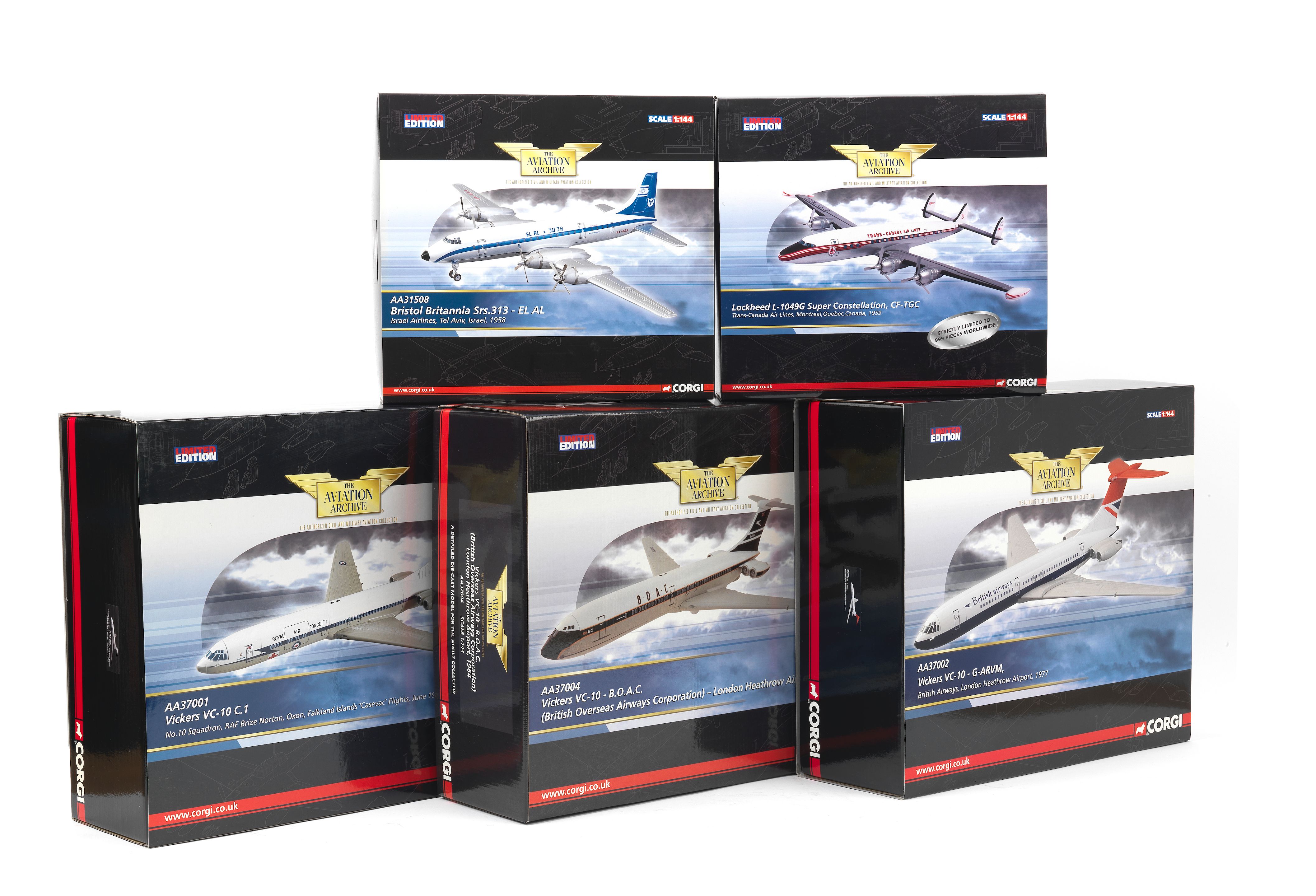 Bonhams Cars : Five boxed 1:144 scale limited edition die-cast models ...