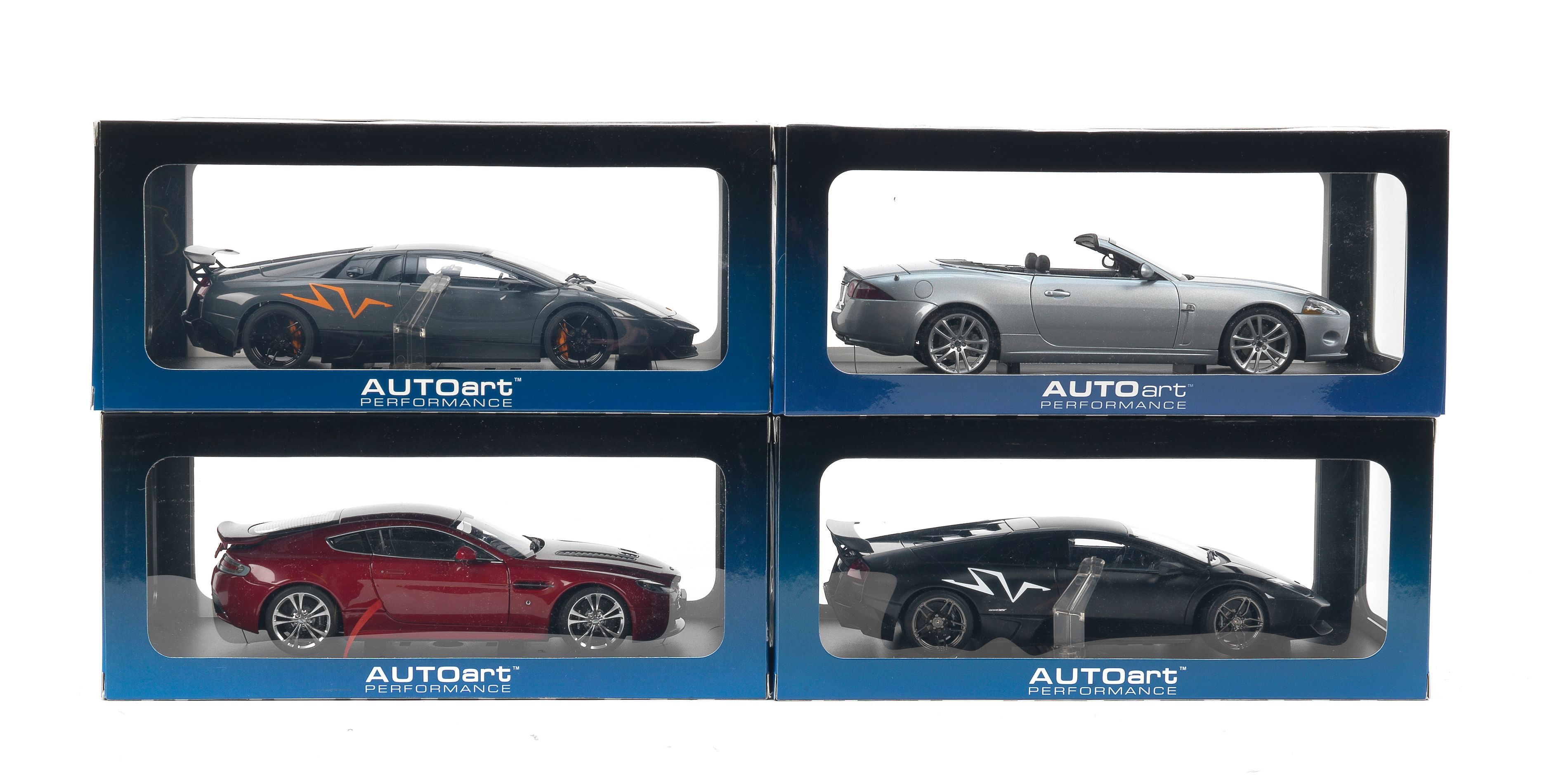 Bonhams Cars : Four boxed 1:18 scale die-cast models by Autoart ...