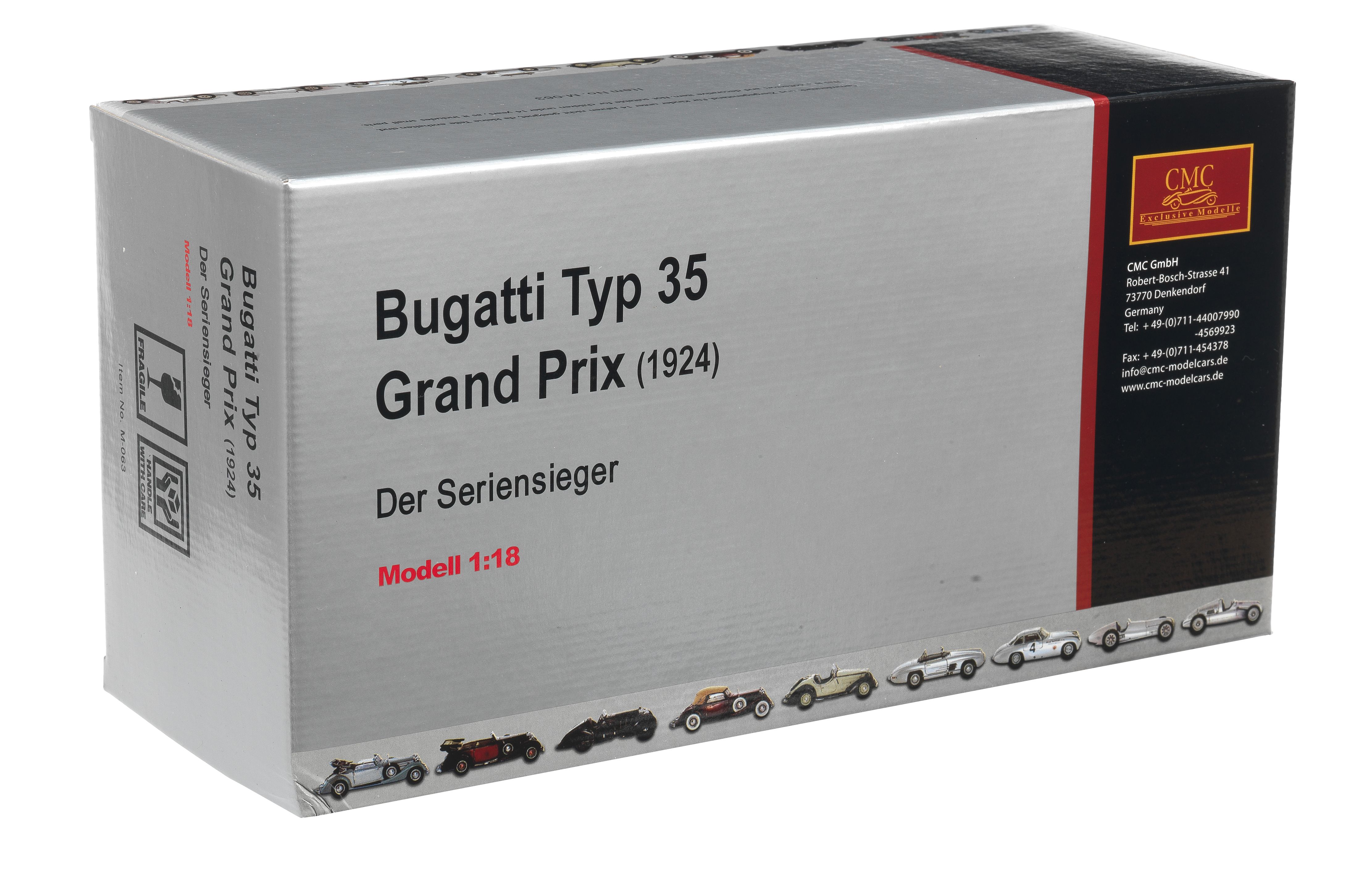 Bonhams Cars : A boxed 1:18 scale die-cast model of a Bugatti Type 35 ...
