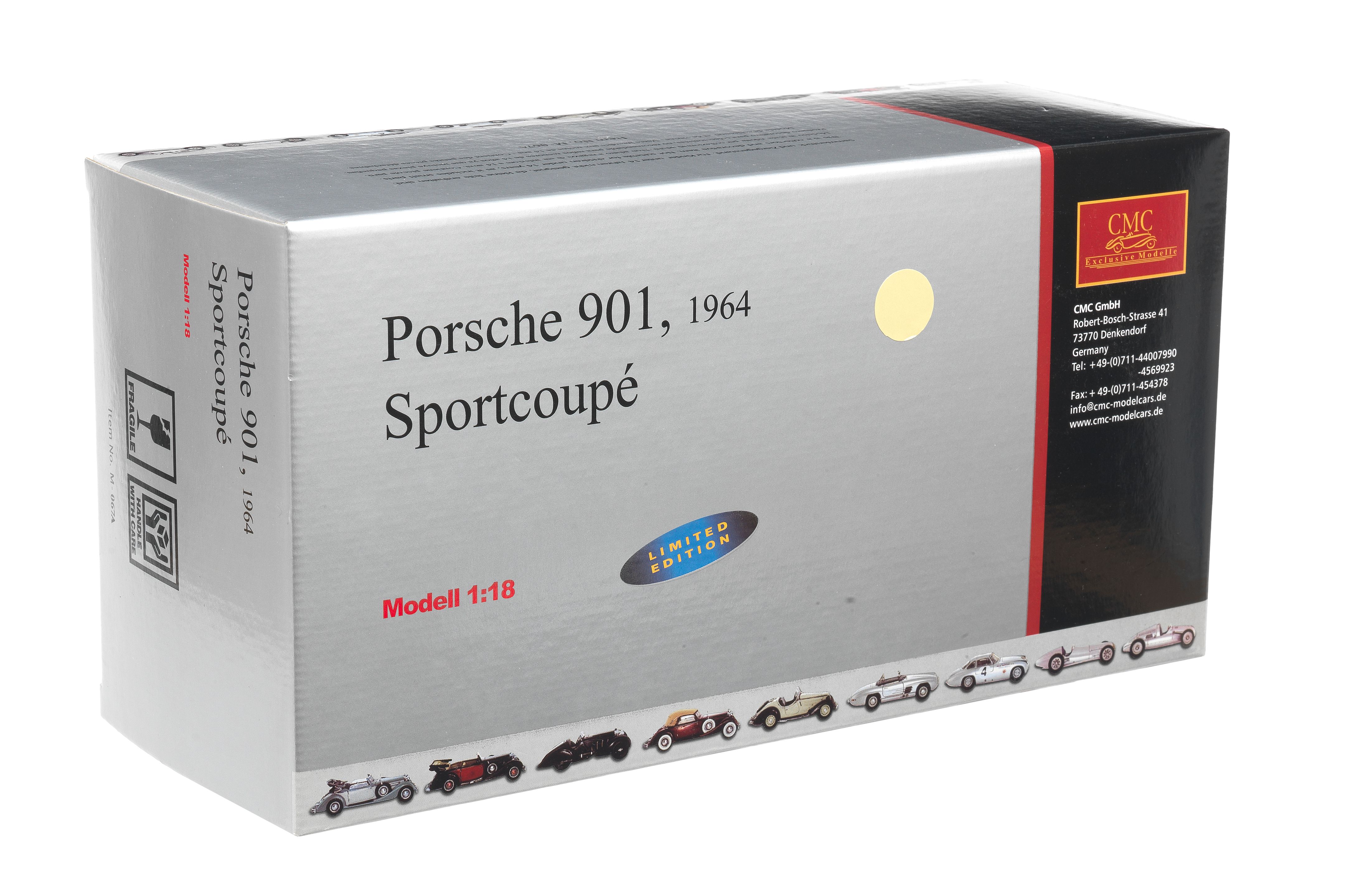 Bonhams Cars : A boxed 1:18 scale die-cast model of a Porsche 901 by ...