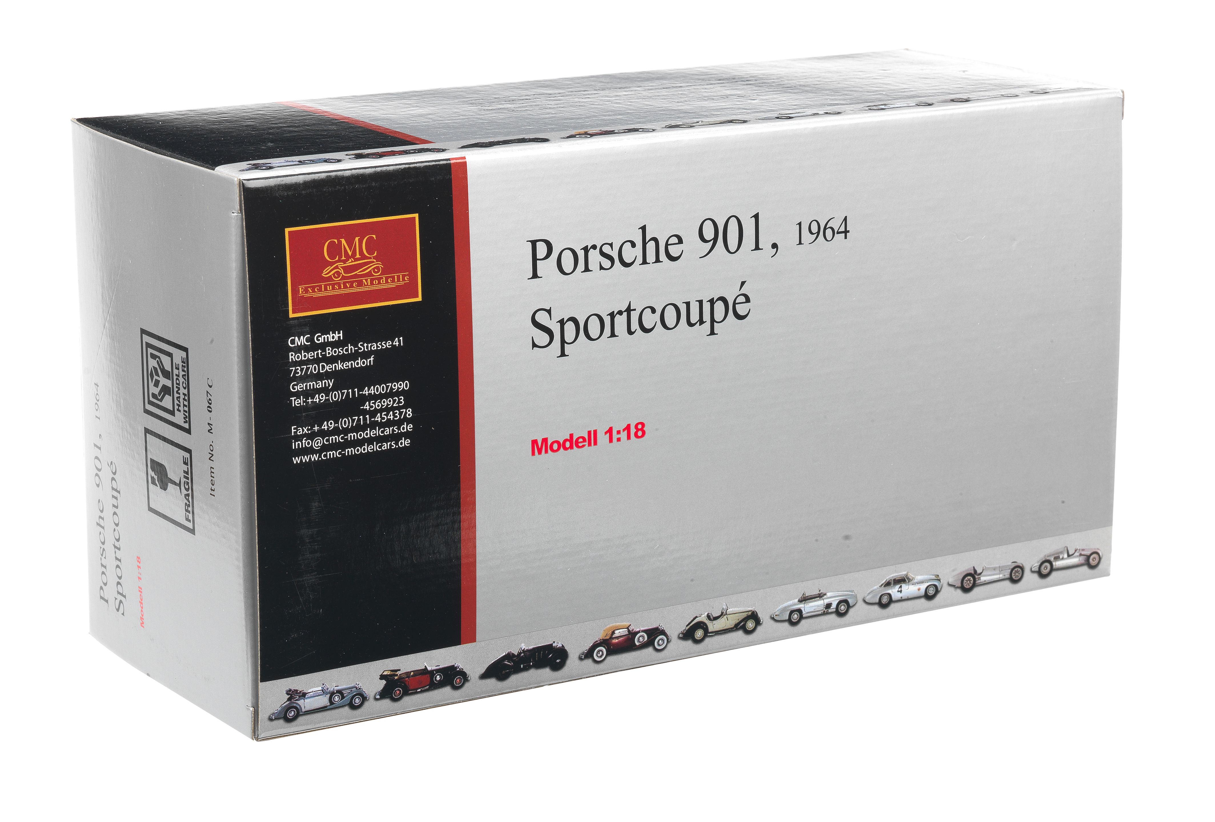 Bonhams Cars : A boxed 1:18 scale die-cast model of a Porsche 901 by ...