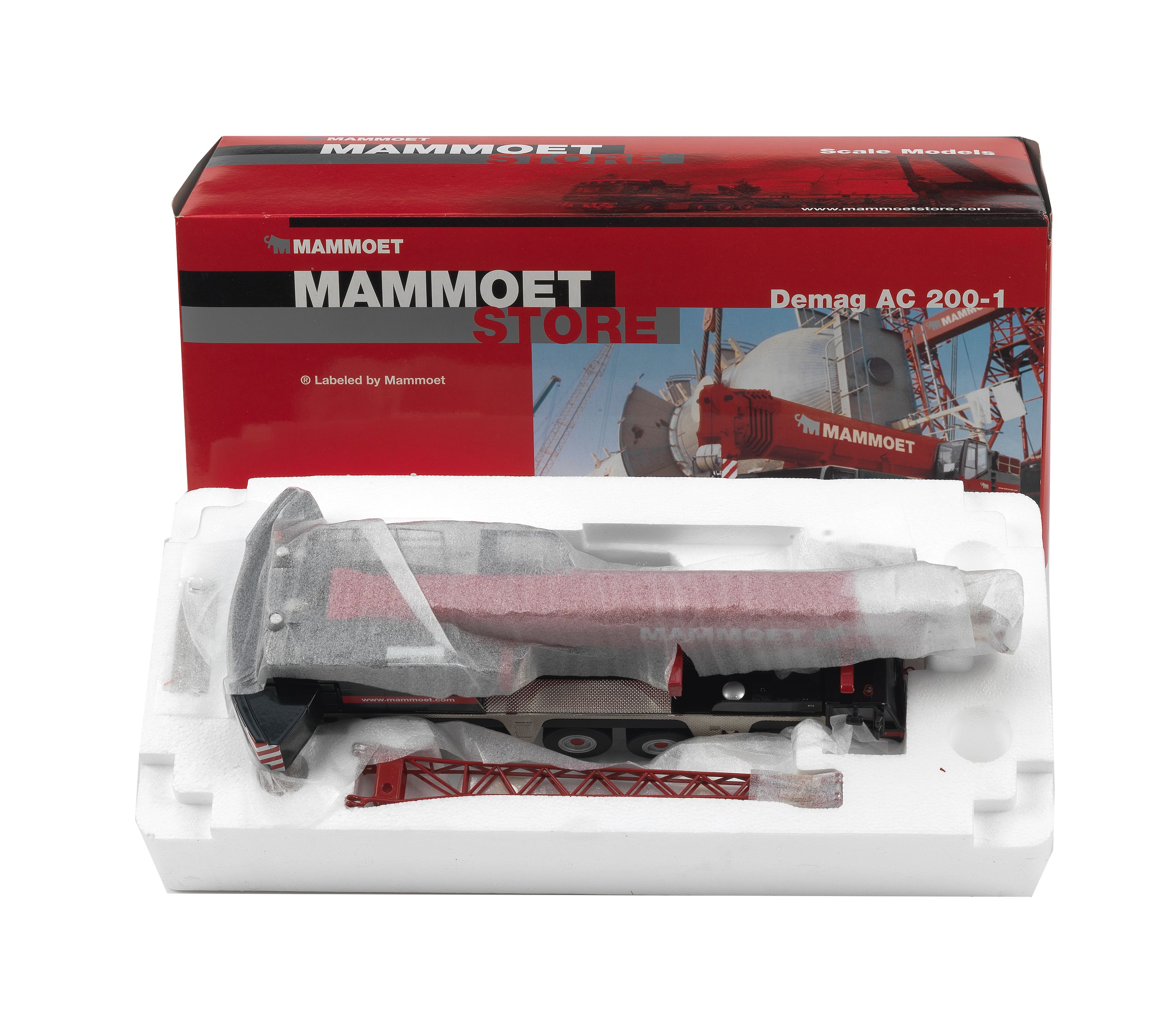 Bonhams Cars : A boxed 1:50 scale die-cast model of a Mammoet Demag ...