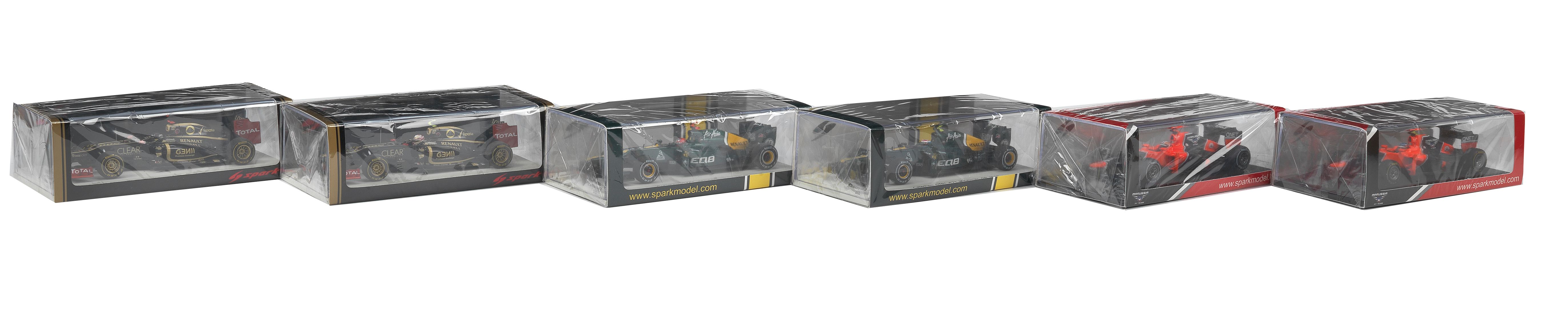 Bonhams Cars : Six boxed 1:43 scale die-cast models of 2012 season ...