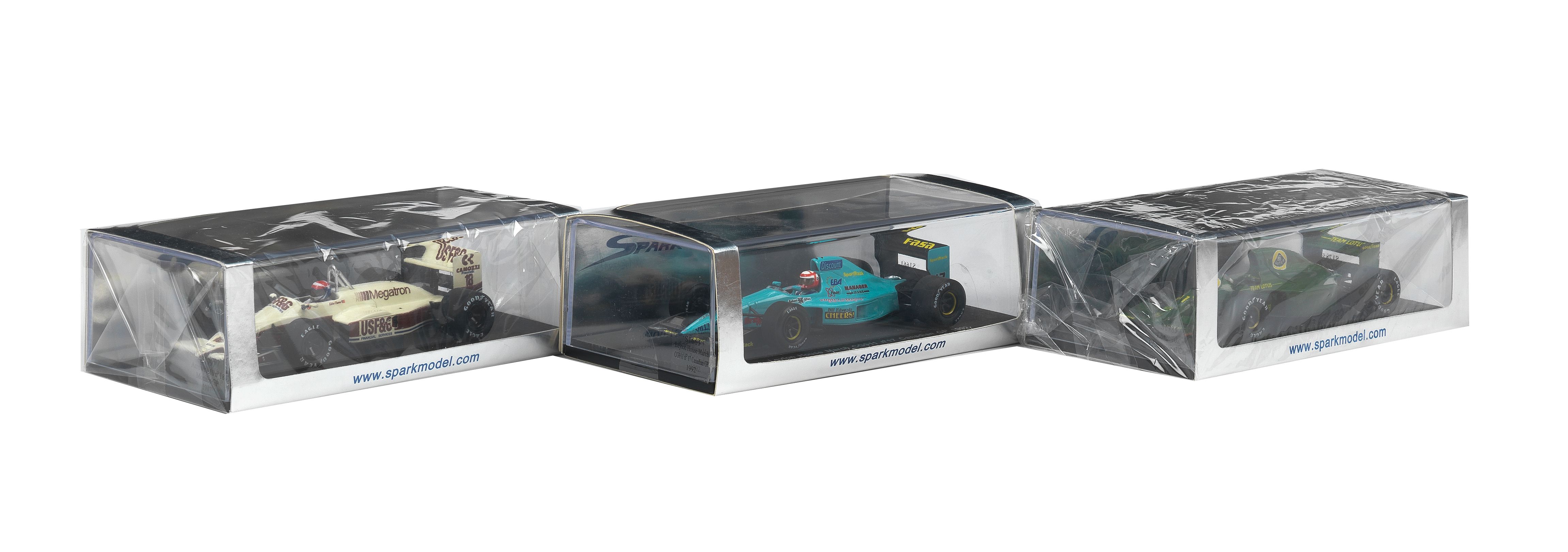 Bonhams Cars : Three boxed 1:43 scale die-cast models of 1987-1992 ...