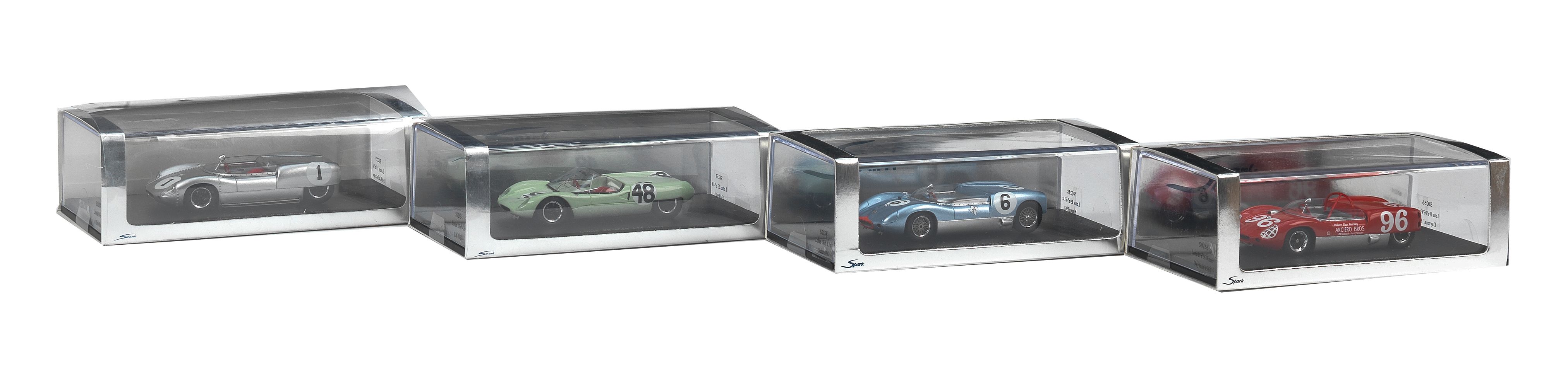 Bonhams Cars : Four boxed 1:43 scale die-cast models of 1960 and 1962 ...