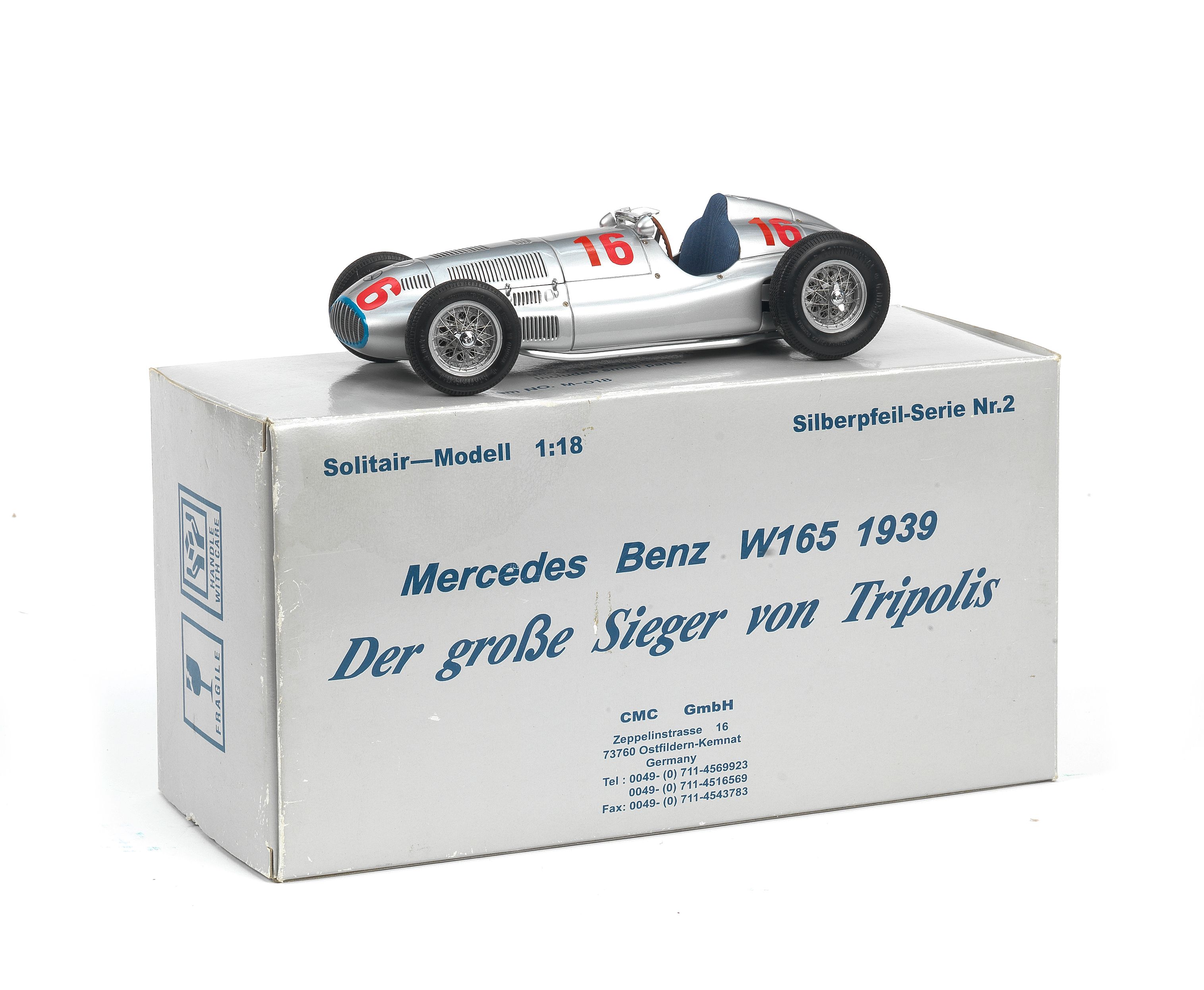 Bonhams Cars : A boxed 1:18 scale die-cast model of Hermann Lang's 1939 ...