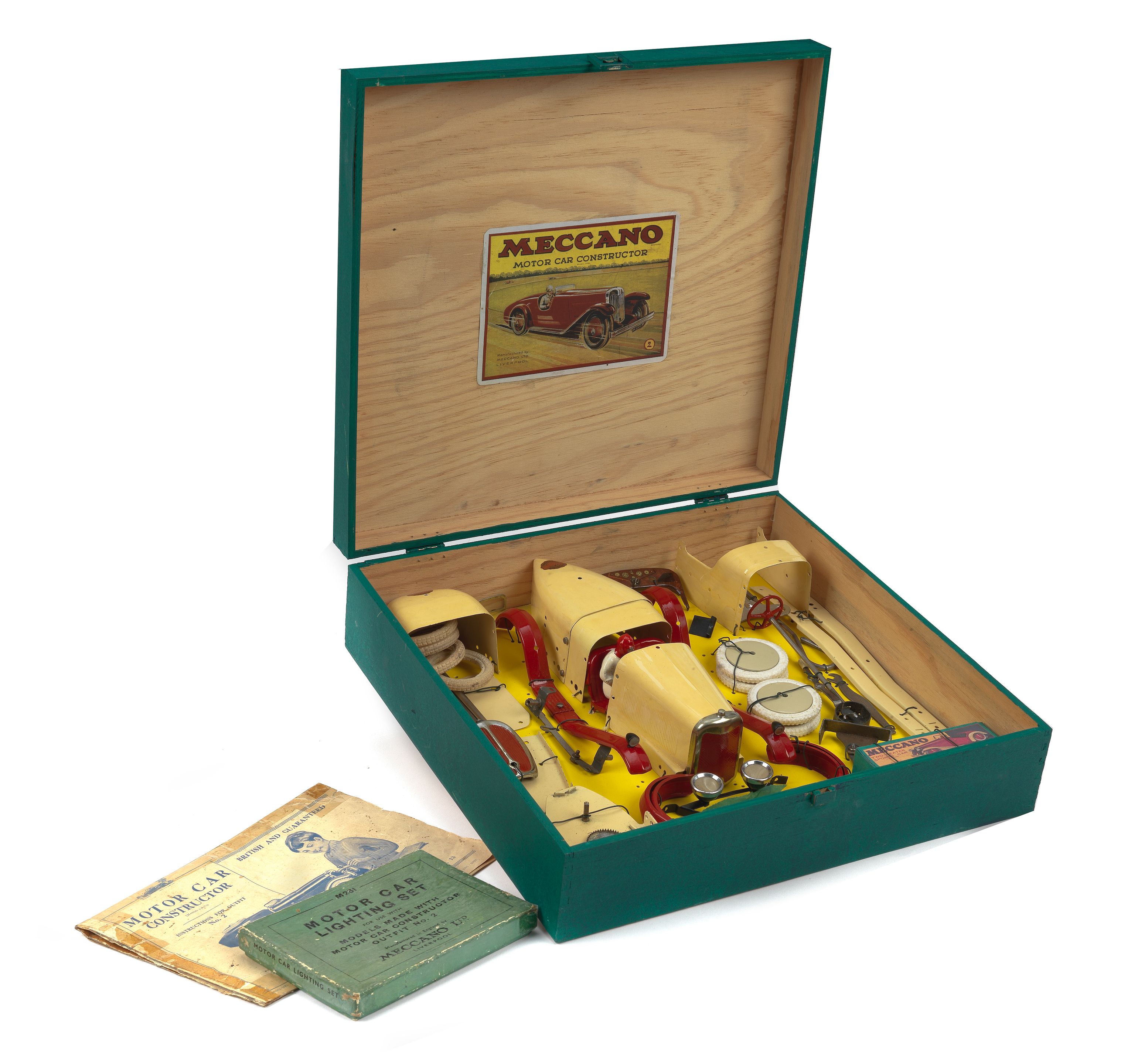 Bonhams Cars : A Meccano tin-plate clockwork Motor Car Constructor ...