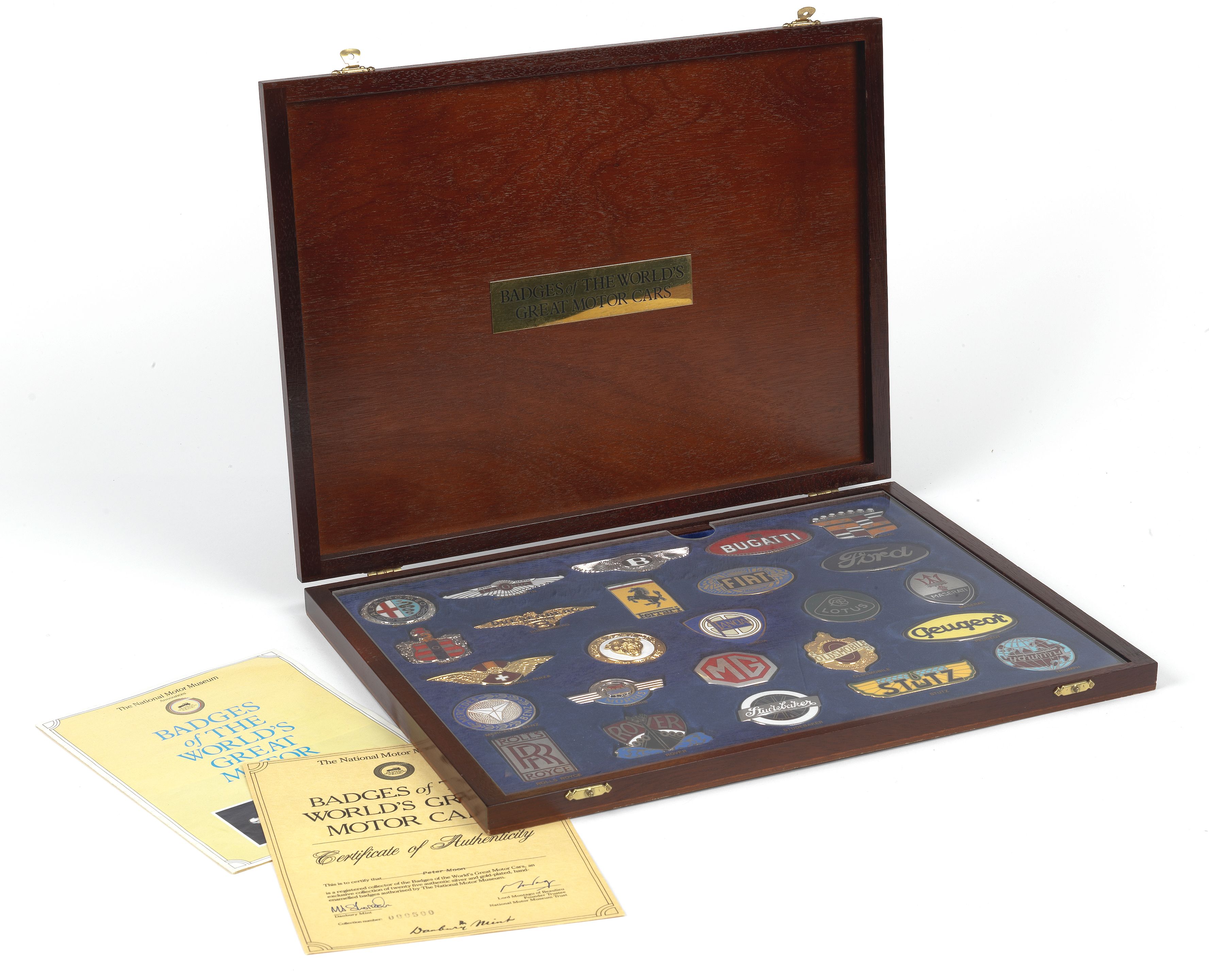 Bonhams Cars : A cased set of 'Badges of the World's Great Motor Cars ...