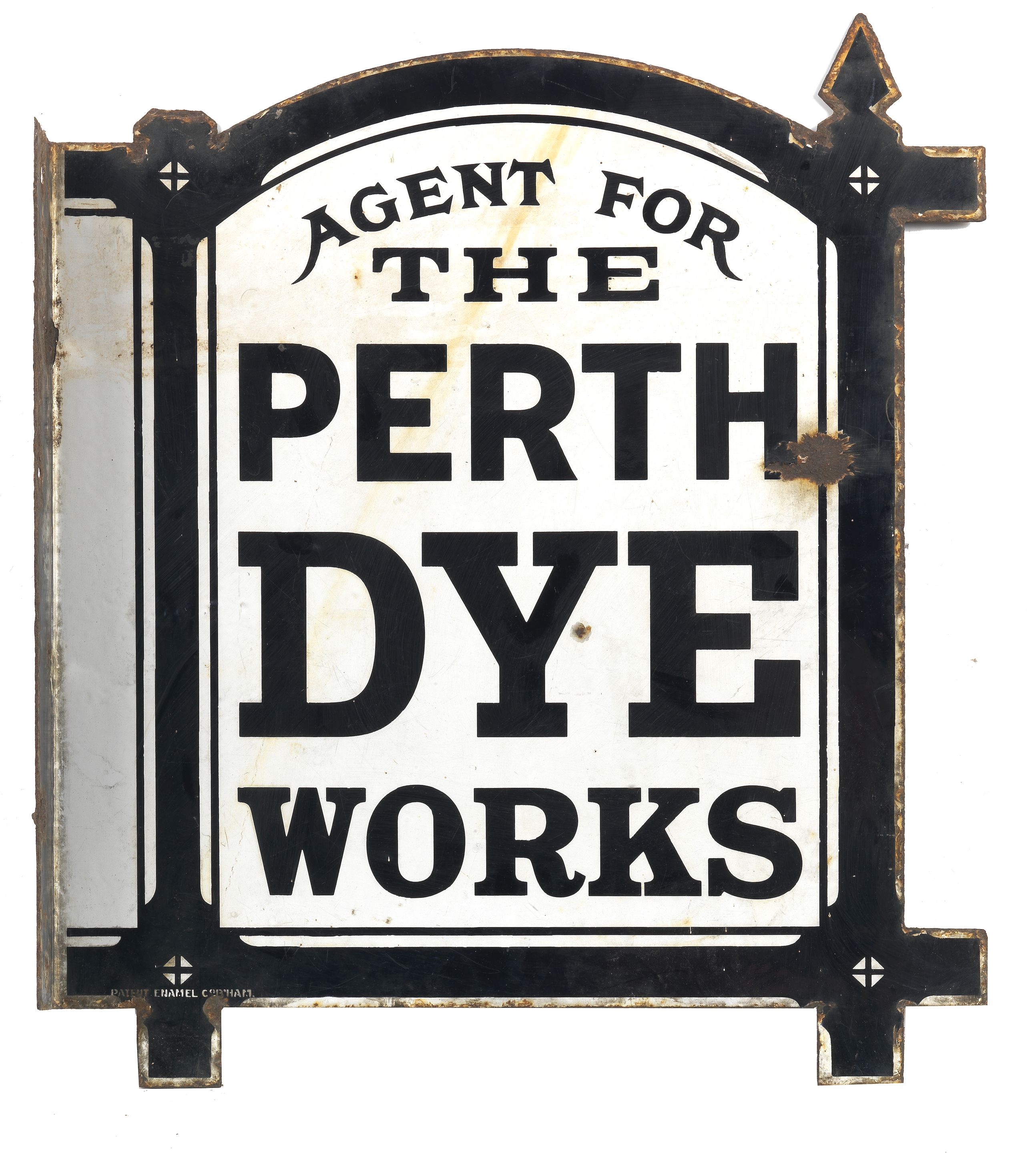Bonhams Cars : A Perth Dye Works enamel sign by Patent Enamel Co ...