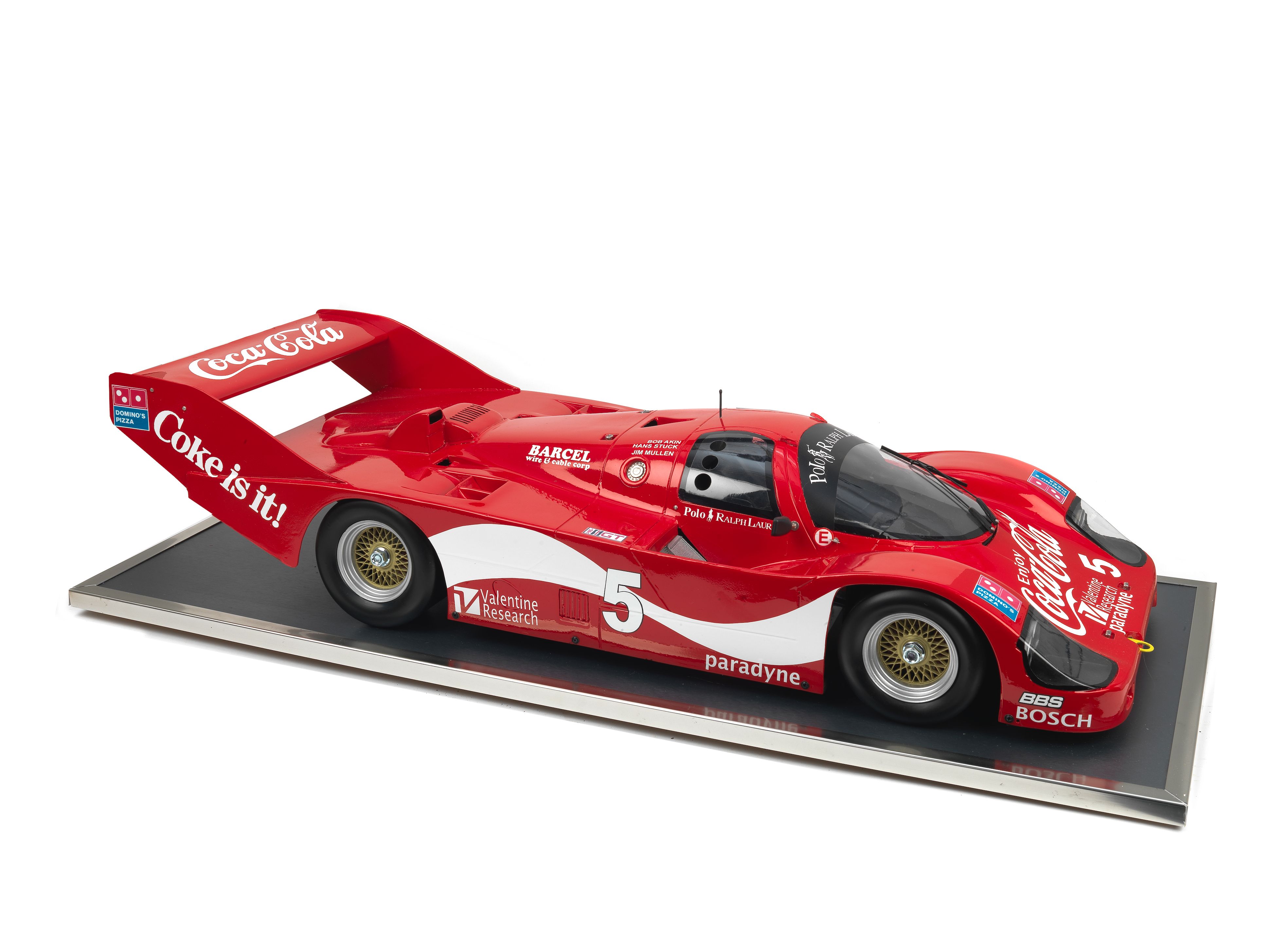 Bonhams Cars : A 1:5 scale model of the 1984 Bob Akin IMSA 'Coca-Cola ...