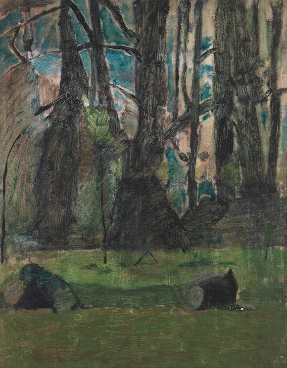 Bonhams : Piotr Potworowski (Polish, 1898-1962) Landscape (Executed circa the early 1950s)