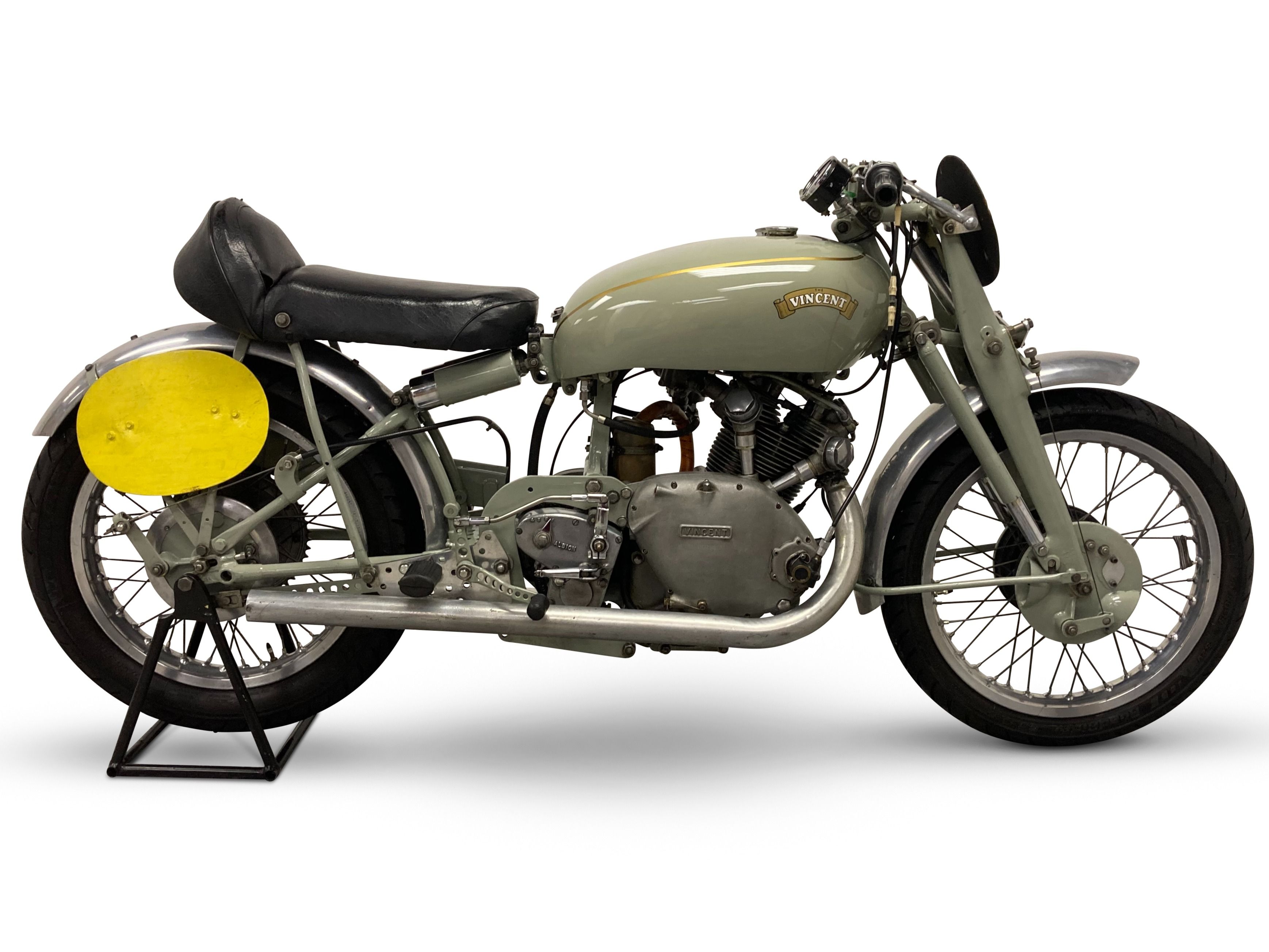 Bonhams Cars : 1950 Vincent 499cc 'Grey Flash' Frame no. RC/1/8145 (see ...