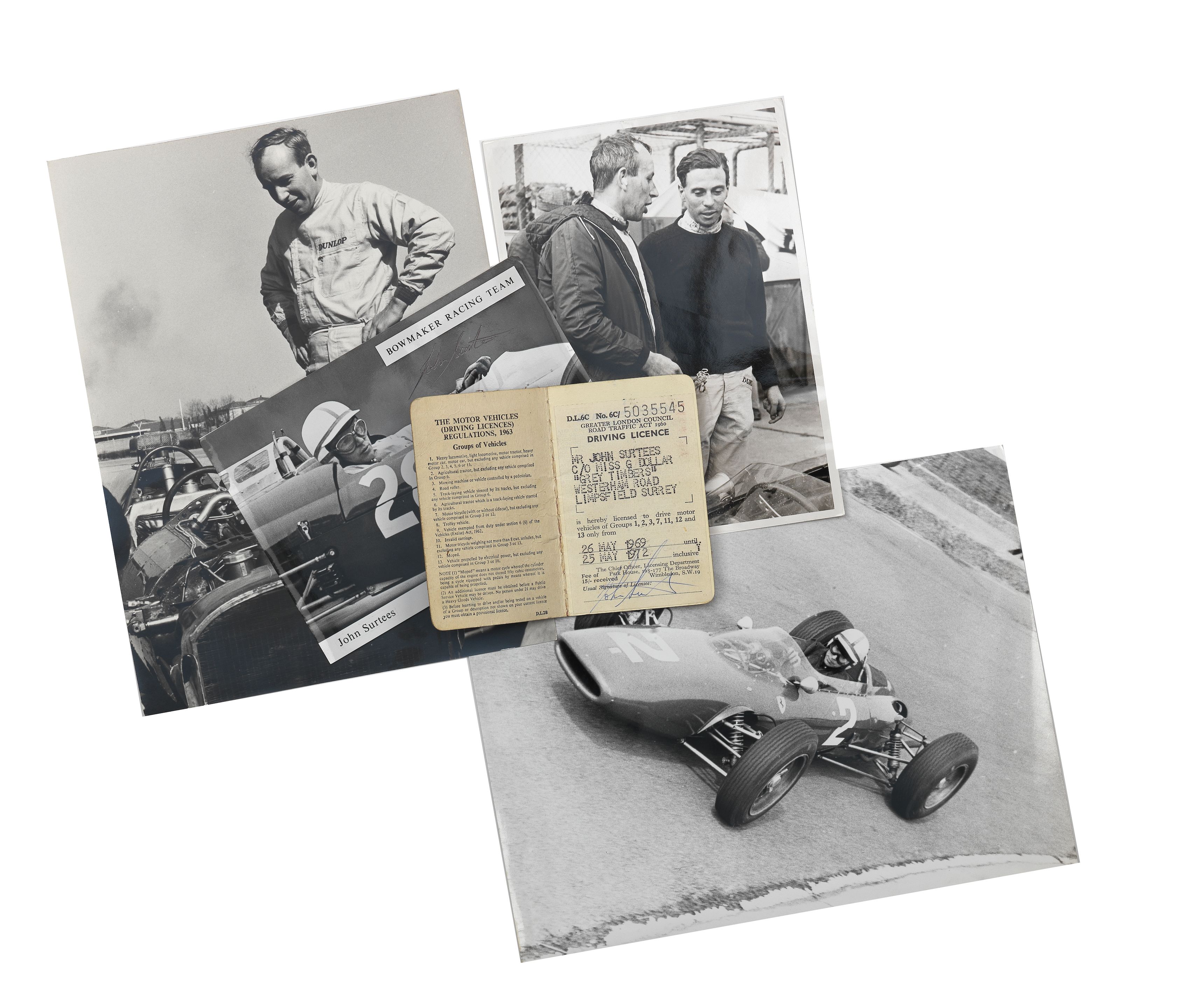 Bonhams Cars : John Surtees' Driving Licence, from the Estate of the ...