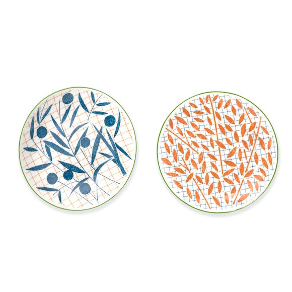 Bonhams : Hermès: a Pair of 'a Walk in the Garden' Porcelain Dessert ...