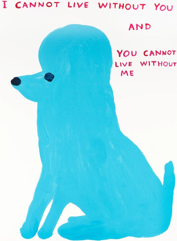 Bonhams : David Shrigley (British, born 1968) I Cannot Live Without You ...