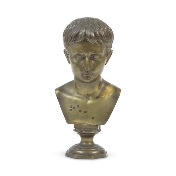 Bonhams A Late 19th Century Patinated Bronze Bust Of The Emperor