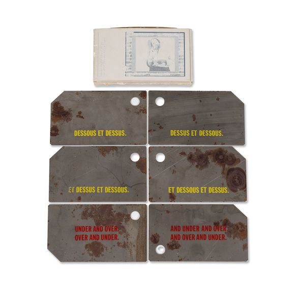 Bonhams Cornette de Saint Cyr : LAWRENCE WEINER (1942-2021) Dessus et ...