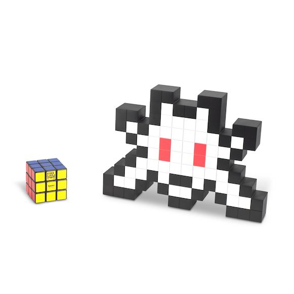 Bonhams : Invader (French, born 1969) 3D Little Big Space; Rubik's X Invader Cube Vinyl multiple ...
