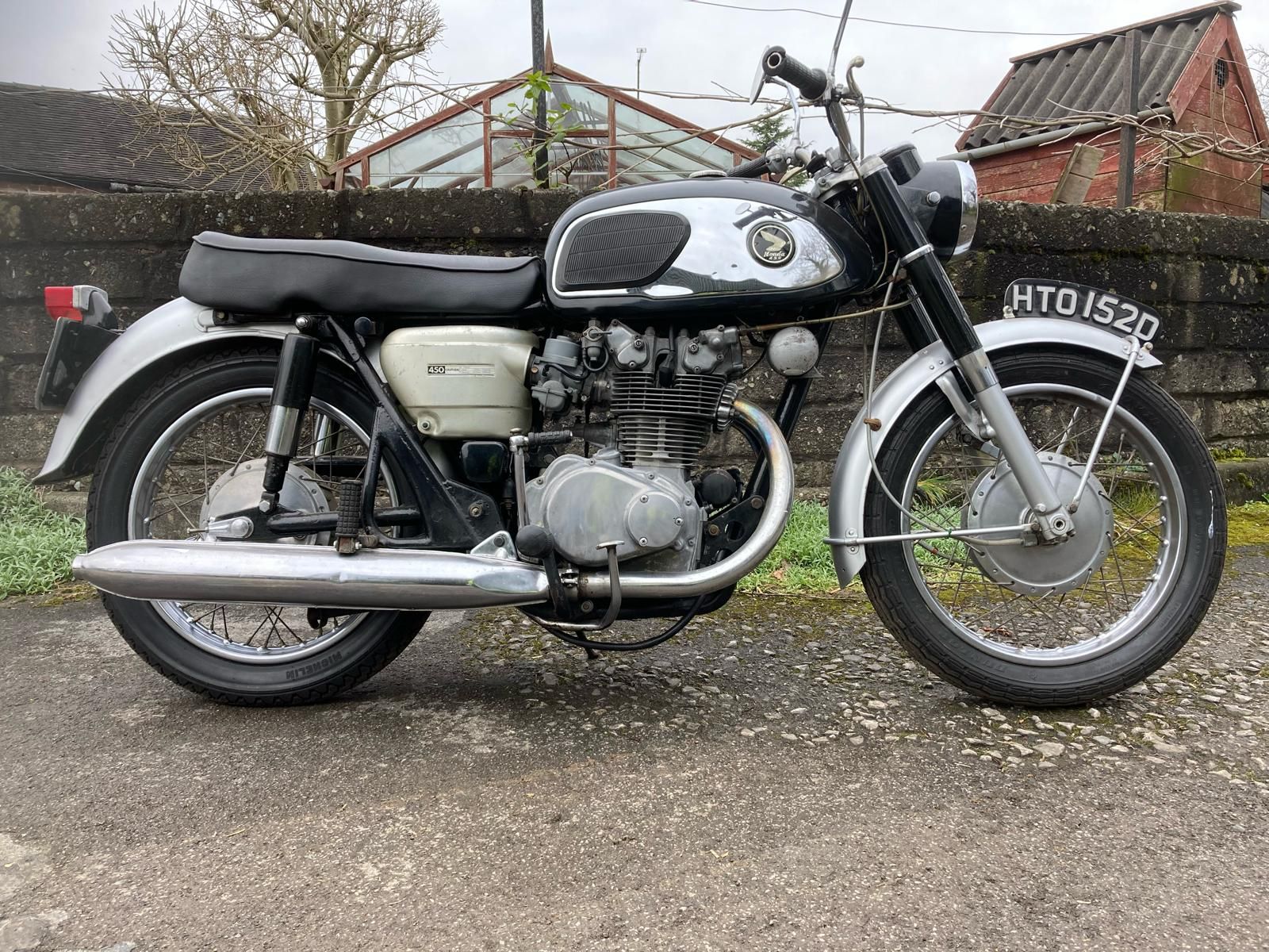Bonhams Cars : 1966 Honda CB450 Frame no. CB450 1009287 Engine no ...