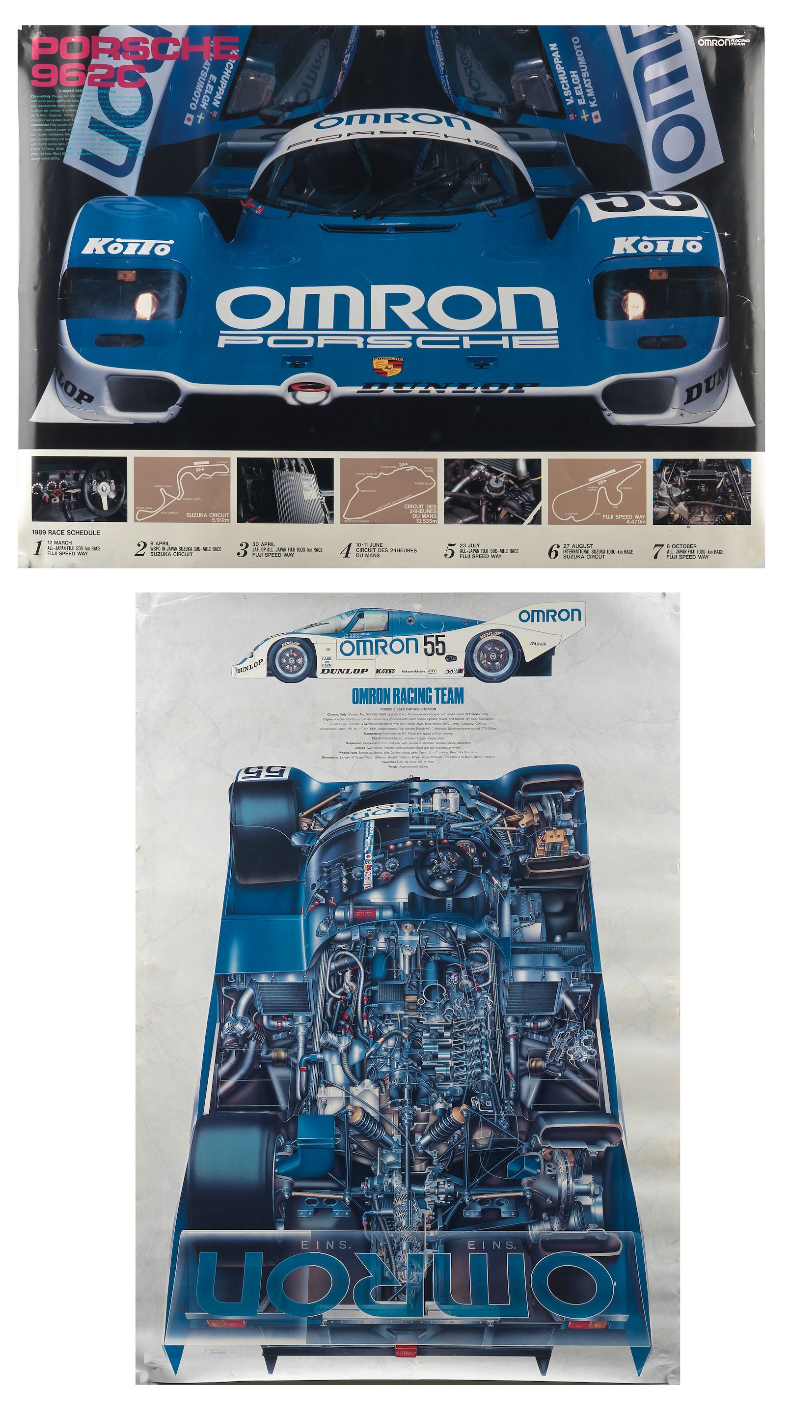 Bonhams Cars : Assorted Le Mans related posters, ((Qty))