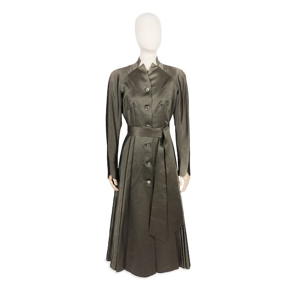 Bonhams : Vanessa Kirby (as Princess Margaret): A silk evening coat ...