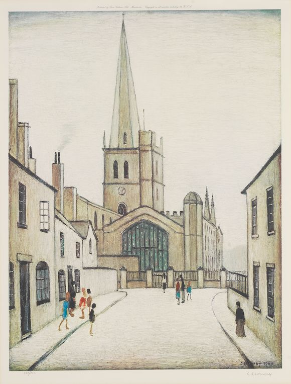 Bonhams : Laurence Stephen Lowry R.A. (British, 1887-1976) Burford ...