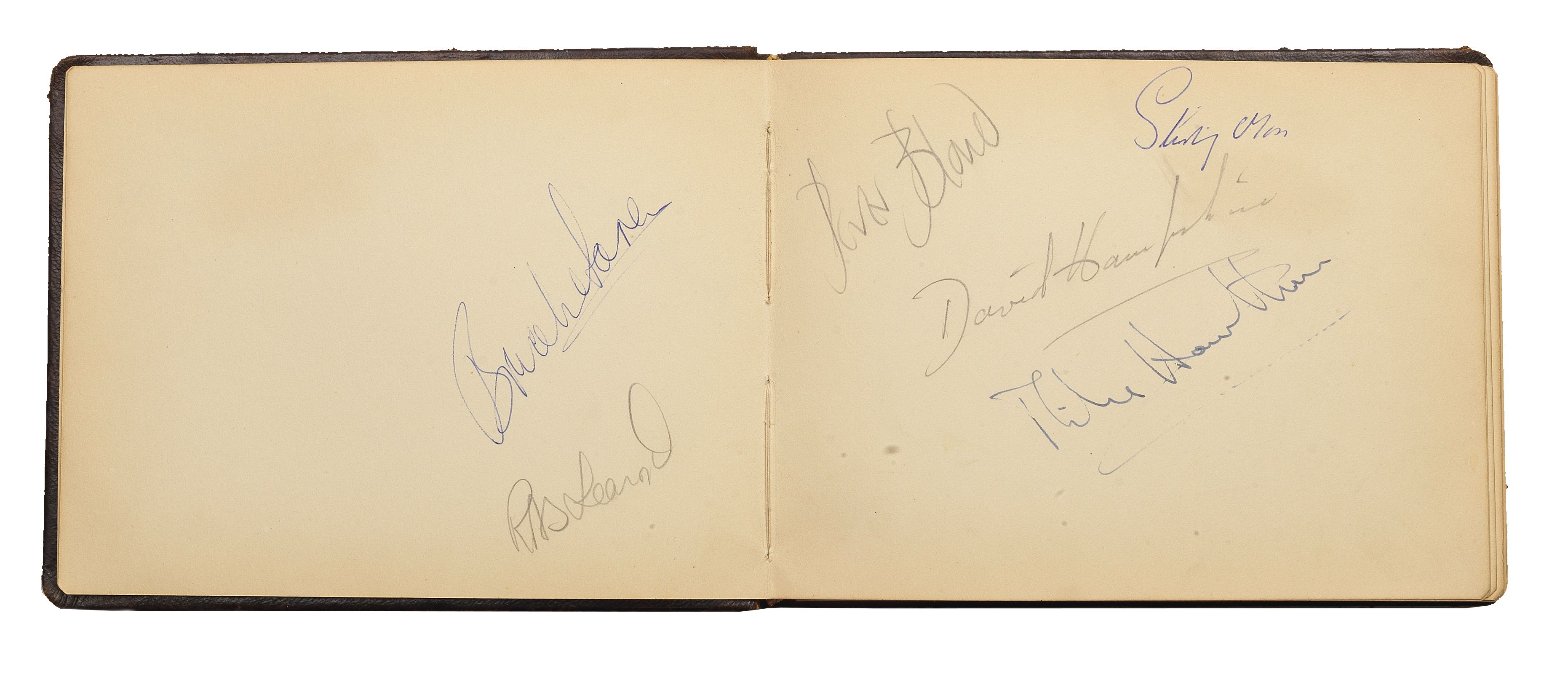 Bonhams Cars : An autograph book comprising many signatures including ...