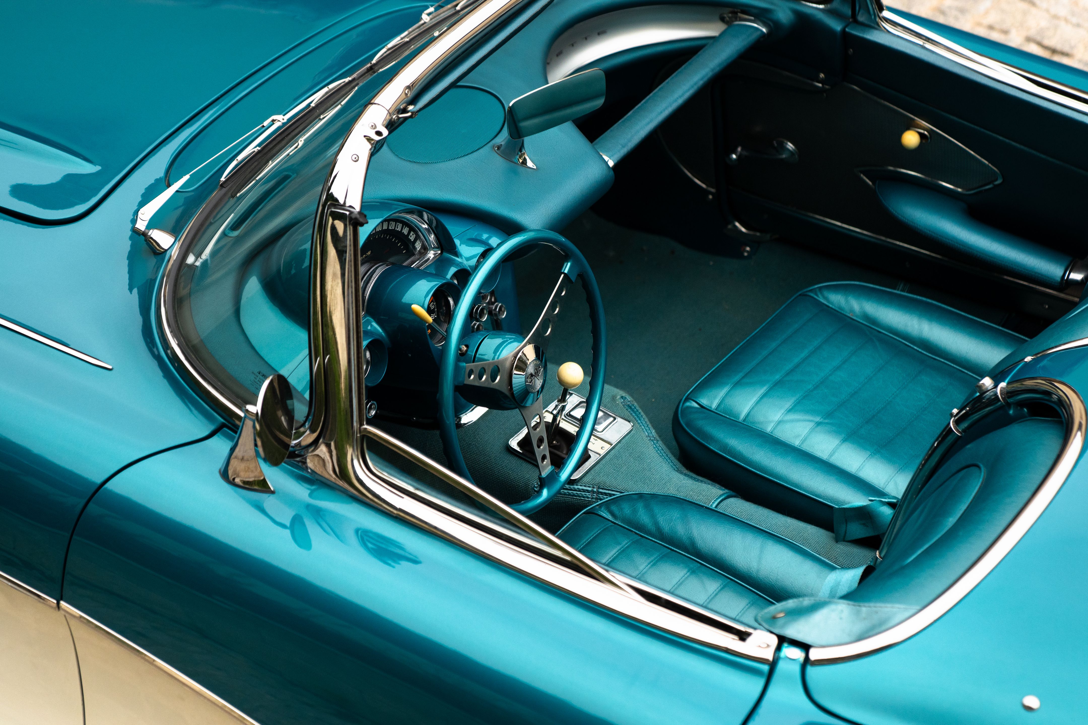 Regal Turquoise Corvette