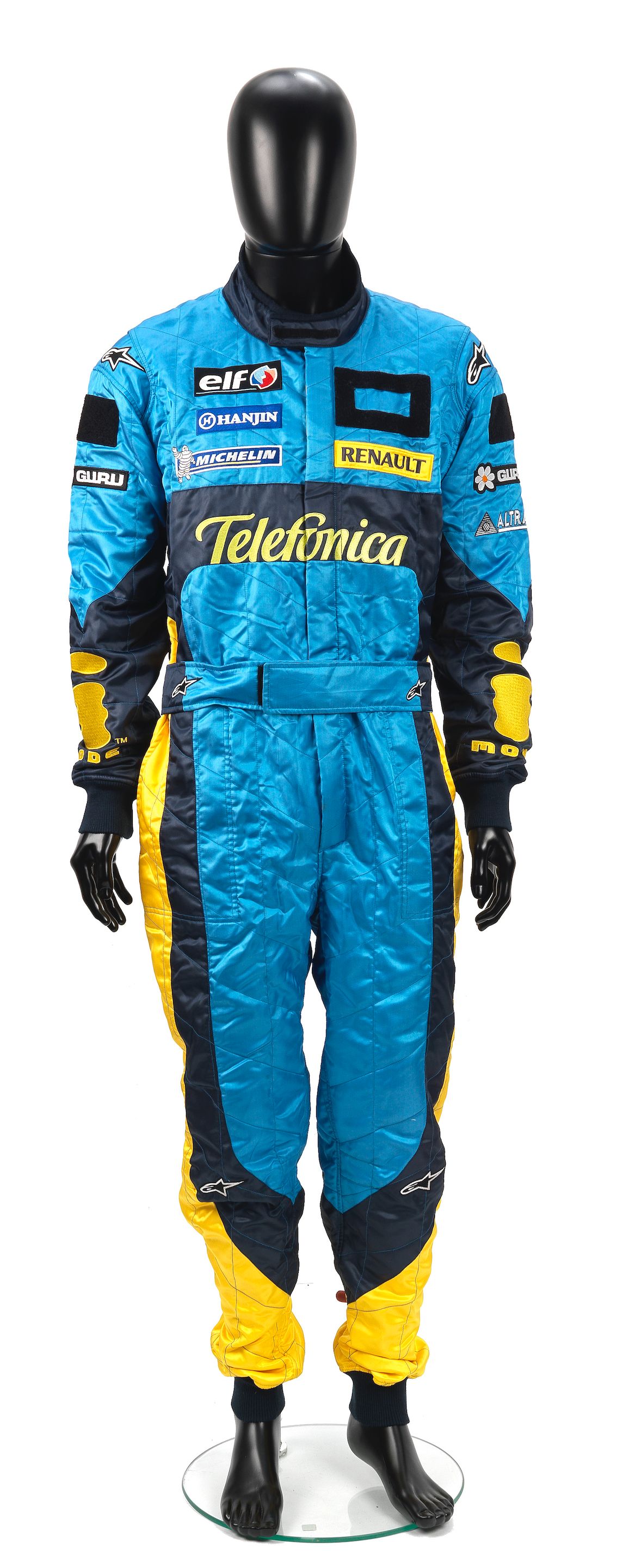 Bonhams Cars : A Renault F1 mechanics overalls,