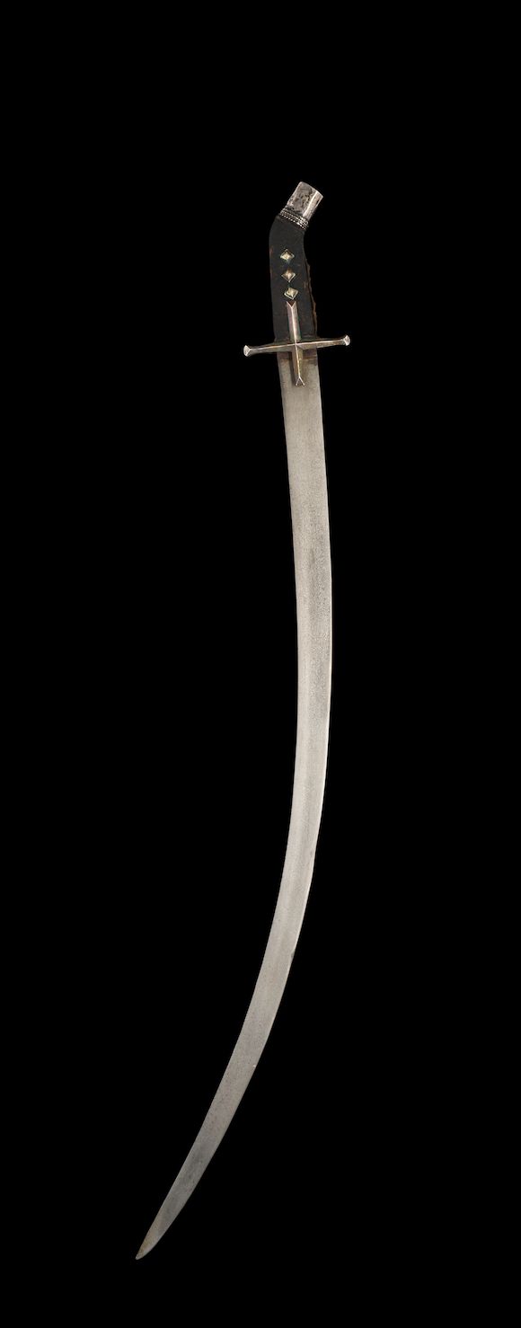 Bonhams : A rare Polish sword with finely watered-steel Persian blade ...