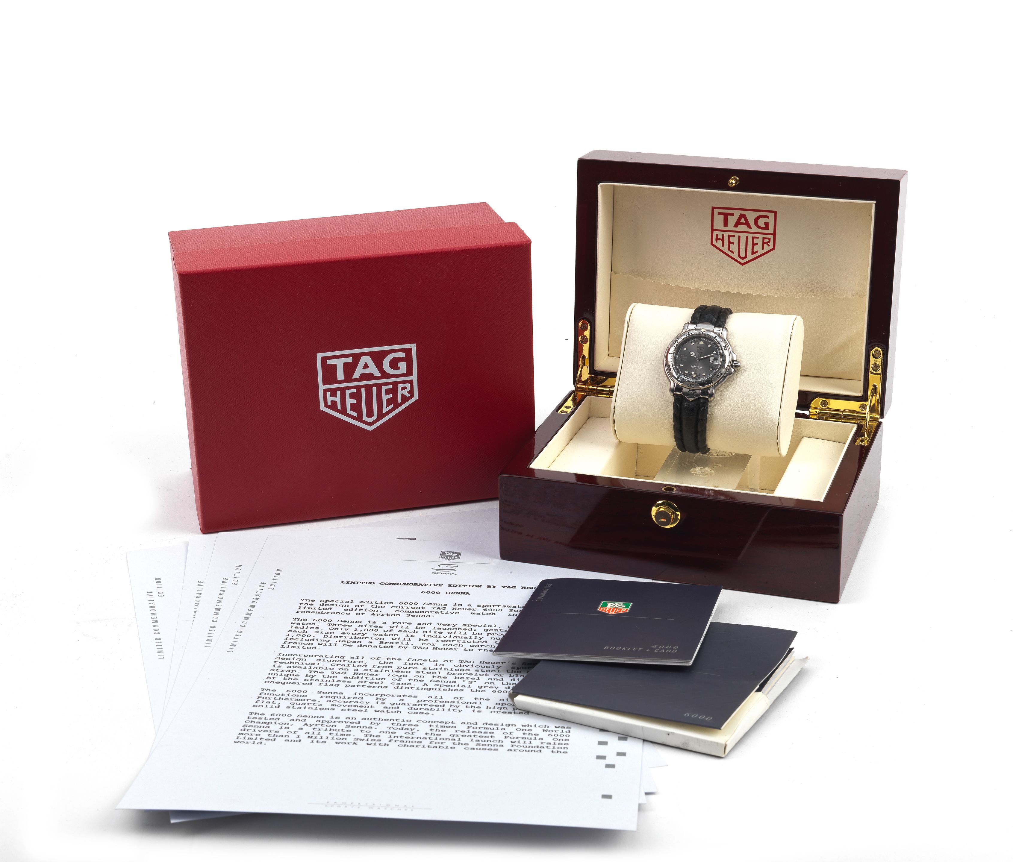 Bonhams Cars : A Tag Heuer 6000 Senna limited commemorative edition,