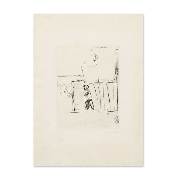 Bonhams Cornette de Saint Cyr : MARC CHAGALL (1887-1985) Les Amoureux ...