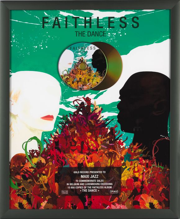 Bonhams : Maxi Jazz: A PIAS/Nates Tunes 'Gold' CD Award For The ...