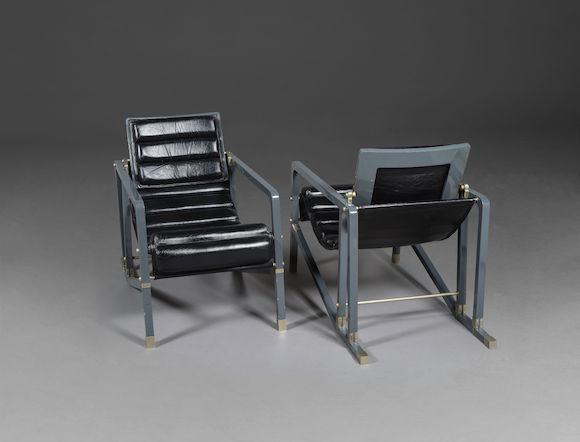 Bonhams Cornette de Saint Cyr : EILEEN GRAY (1879-1976) Paire de ...
