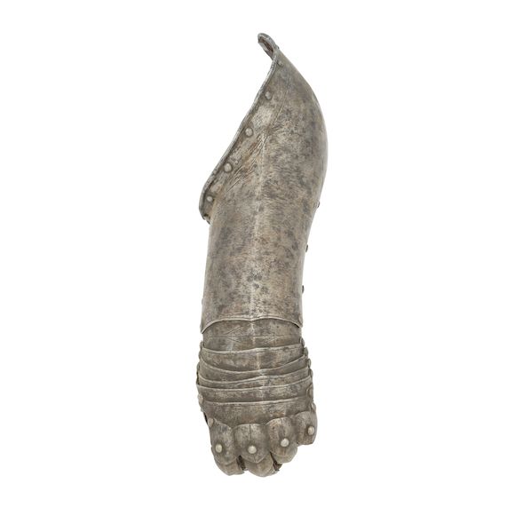 Bonhams : An English Bridle-Gauntlet For The Left Arm