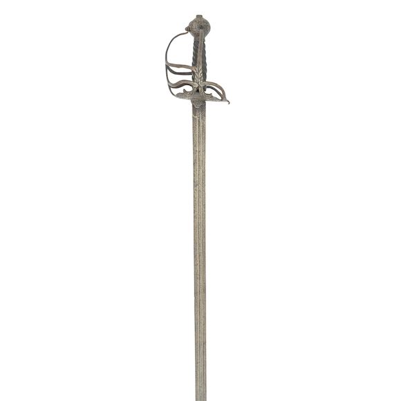 Bonhams : An English 'Mortuary' Hilted Backsword
