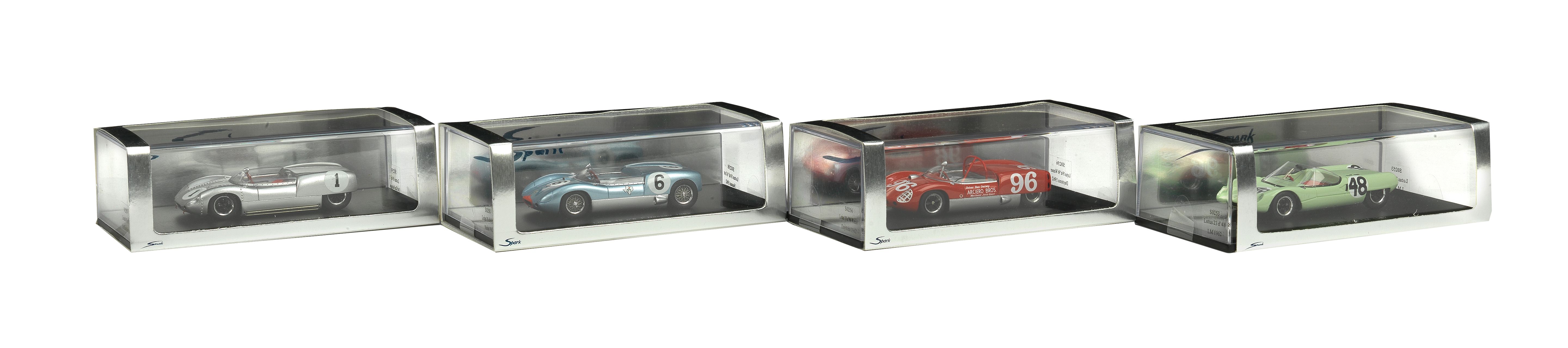 Bonhams Cars : Four boxed 1:43 scale die-cast models of 1960 and 1962 ...