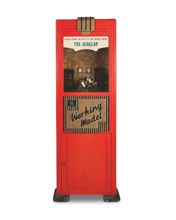 Bonhams : The Burglar: a coin operated automata or 'working model ...