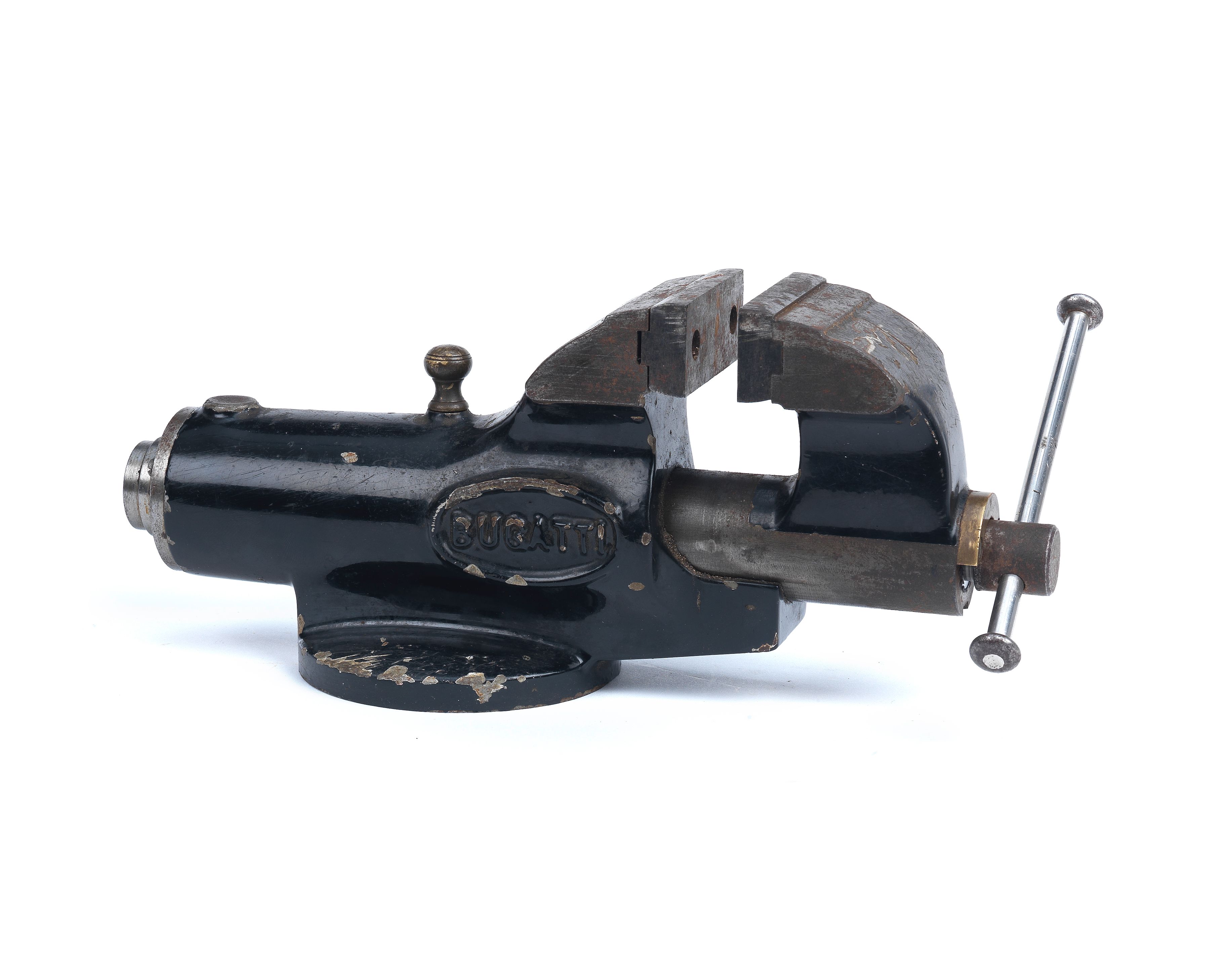 Bonhams Cars : A small Bugatti bench vice, French, 1930s,