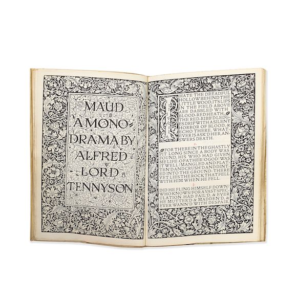 Bonhams : KELMSCOTT PRESS TENNYSON (ALFRED) Maud. A Monodrama, [LIMITED ...