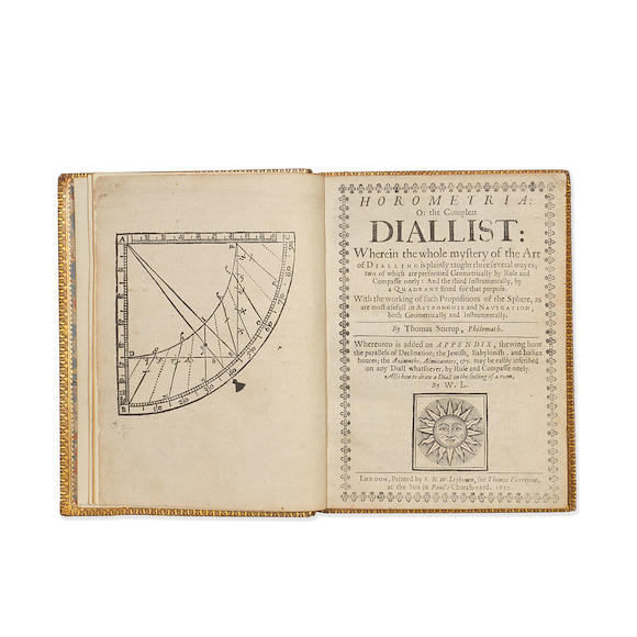 Bonhams Stirrup Thomas Horometria Or The Compleat Diallist