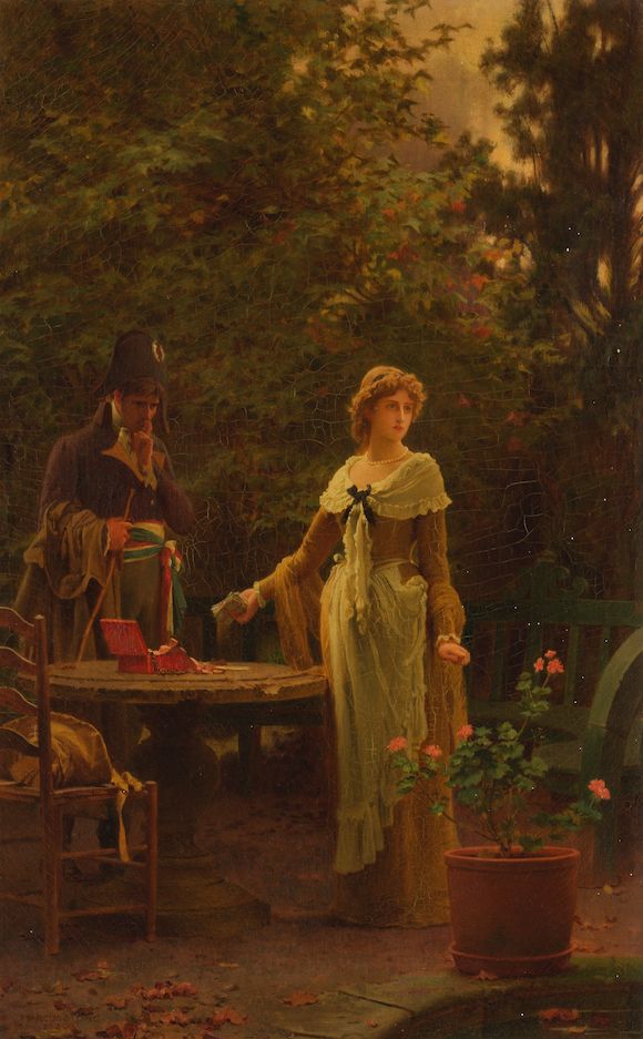 Bonhams : Marcus Stone, RA (British, 1840-1921) Amour à la patrie