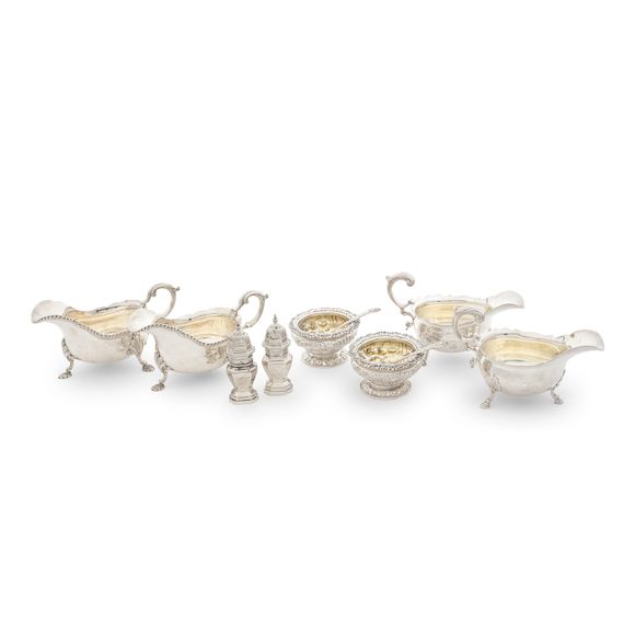 Bonhams : A collection of silver items various maker's and dates (10)