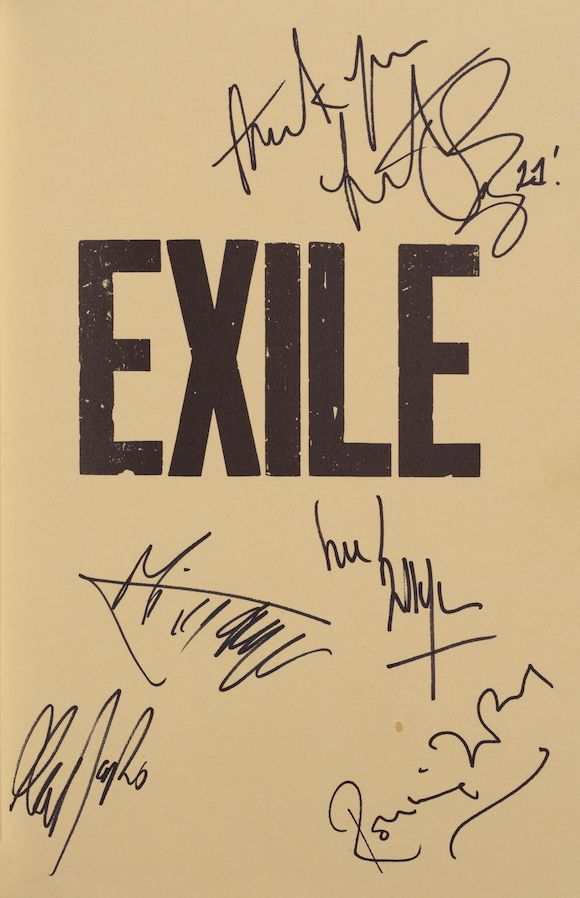 Bonhams : The Rolling Stones: An Autographed Copy Of Exile: The Making ...