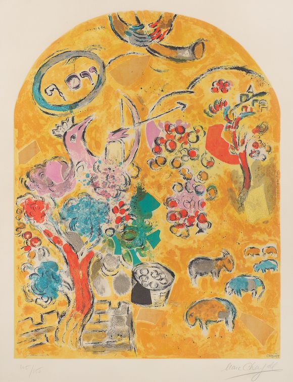 Bonhams : After Marc Chagall (1887-1985) by Charles Sorlier (1921-1990) The Tribe of Joseph ...