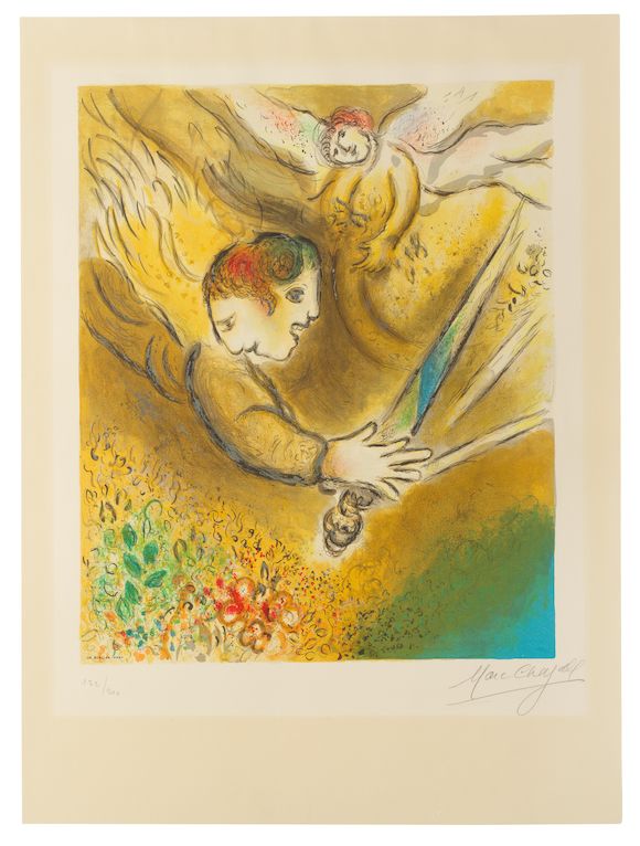 Bonhams : After Marc Chagall (1887-1985) by Charles Sorlier (1921-1990) L'Ange du jugement ...