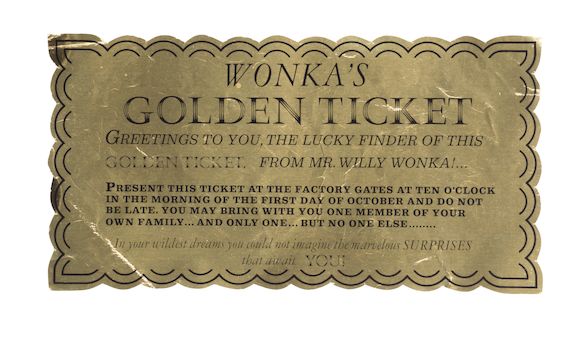 Bonhams : Willy Wonka & The Chocolate Factory: An Original Production ...